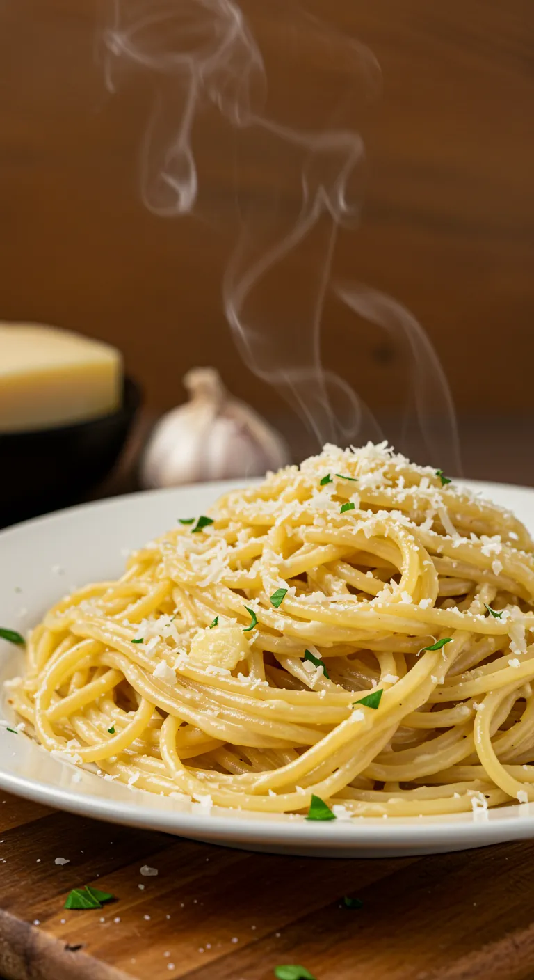 Garlic Parmesan Spaghetti Recipe