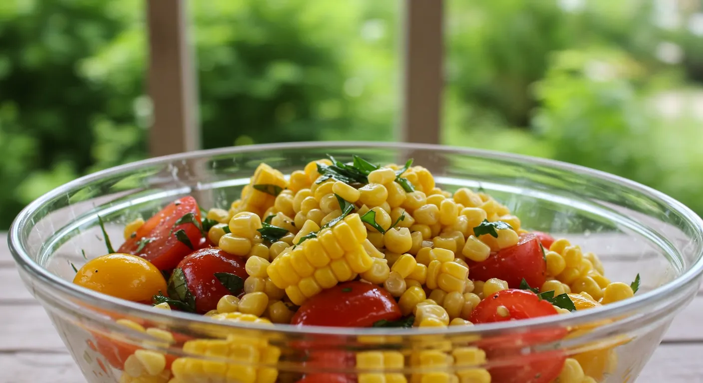 Summer Fresh Corn Salad Recipe | Easy And Refreshing