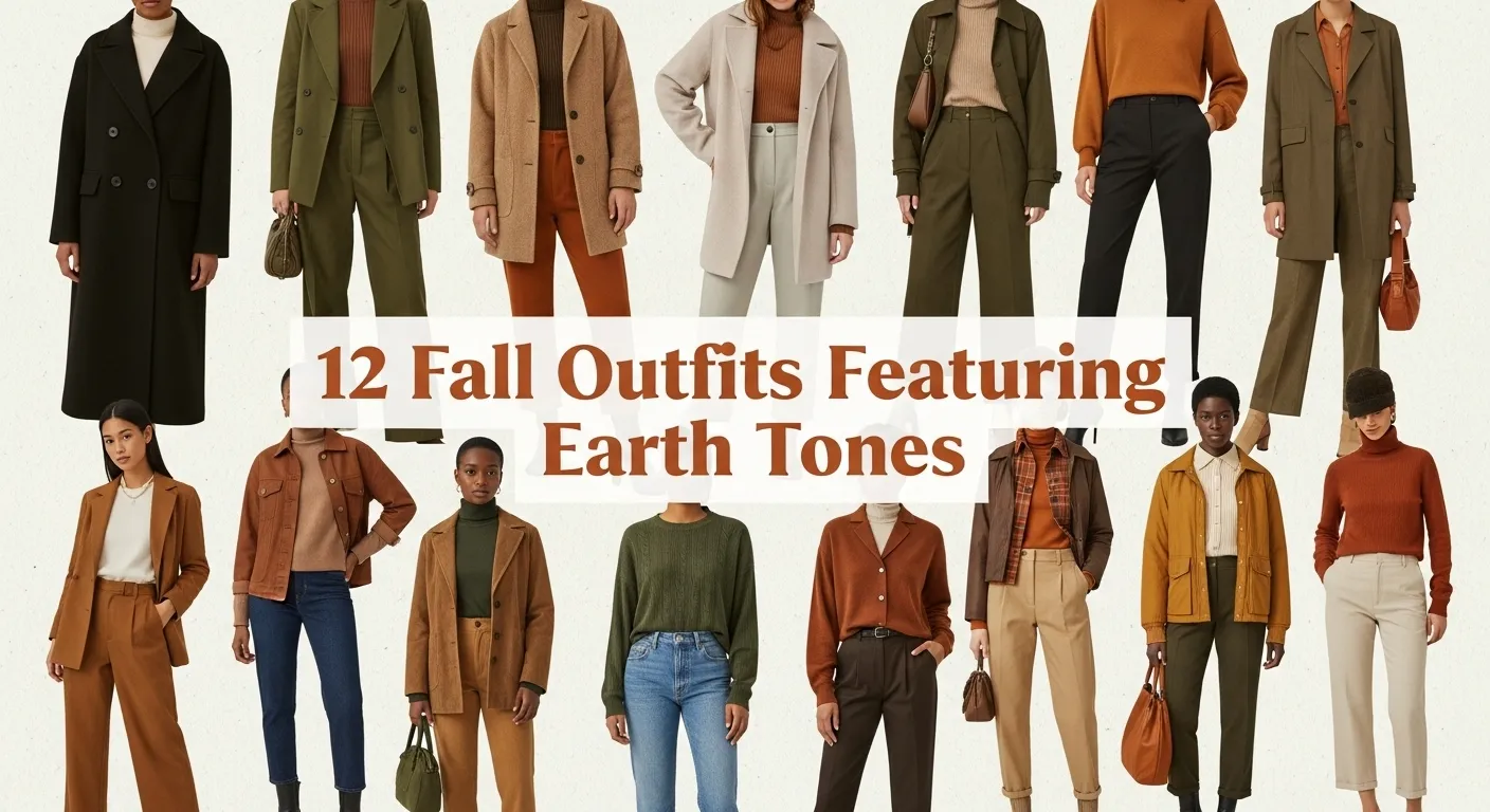 12 Fall Outfits Featuring Earth Tones That You'll Love