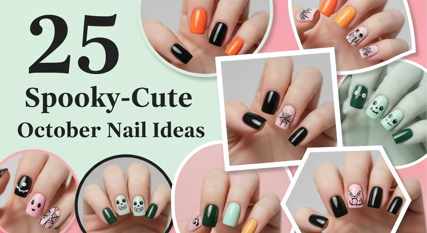 25 Spooky-Cute October Nail Ideas