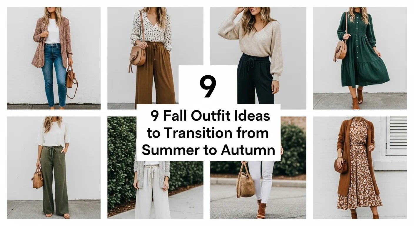 9 Fall Outfit Ideas to Transition from Summer to Autumn