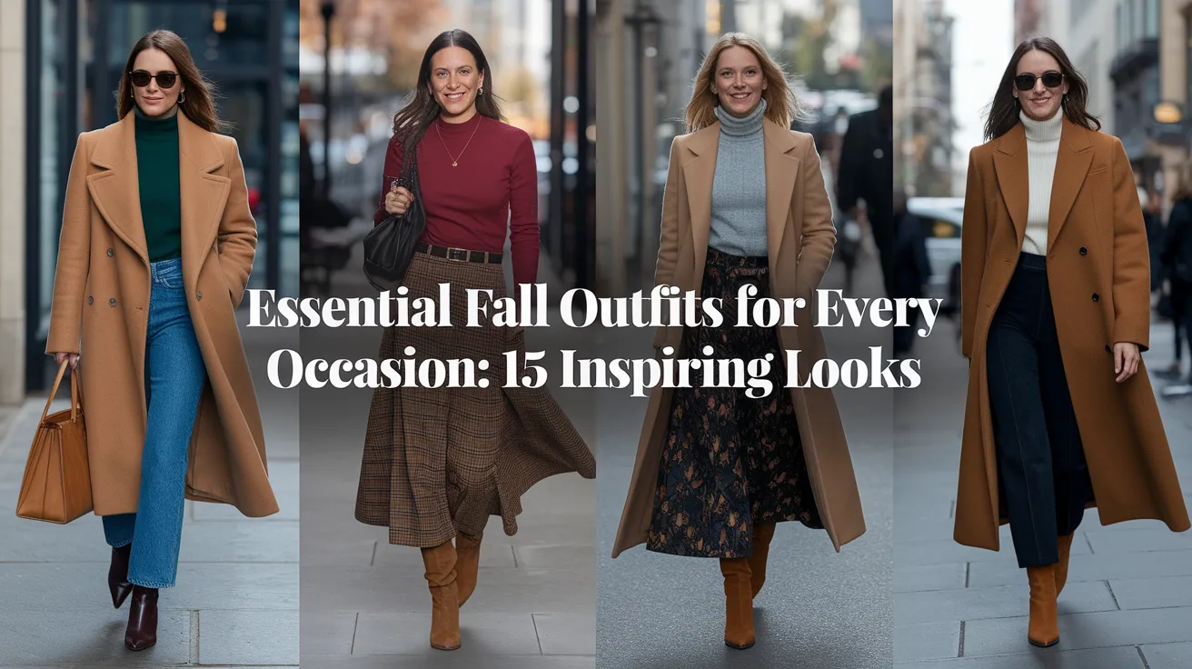 Essential Fall Outfits for Every Occasion: 15 Inspiring Looks