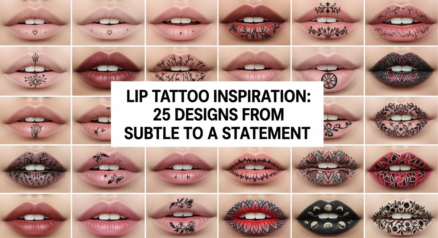 Lip Tattoo Inspiration: 25 Designs From Subtle to Statement