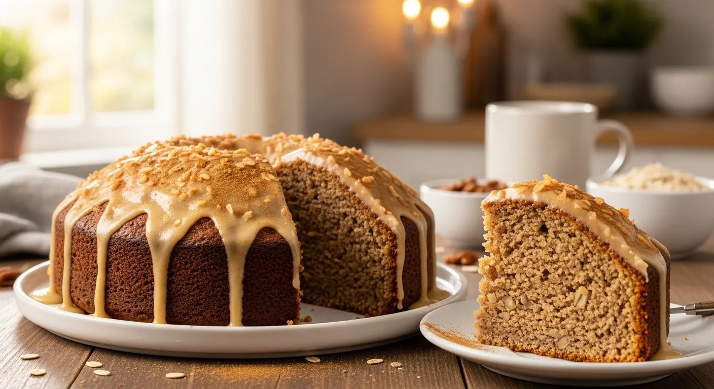 Easy Oatmeal Cake Recipe | Moist And Delicious