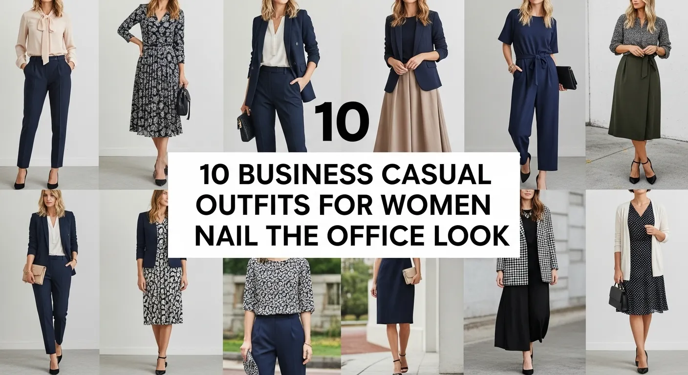 10 Business Casual Outfits for Women to Nail the Office Look