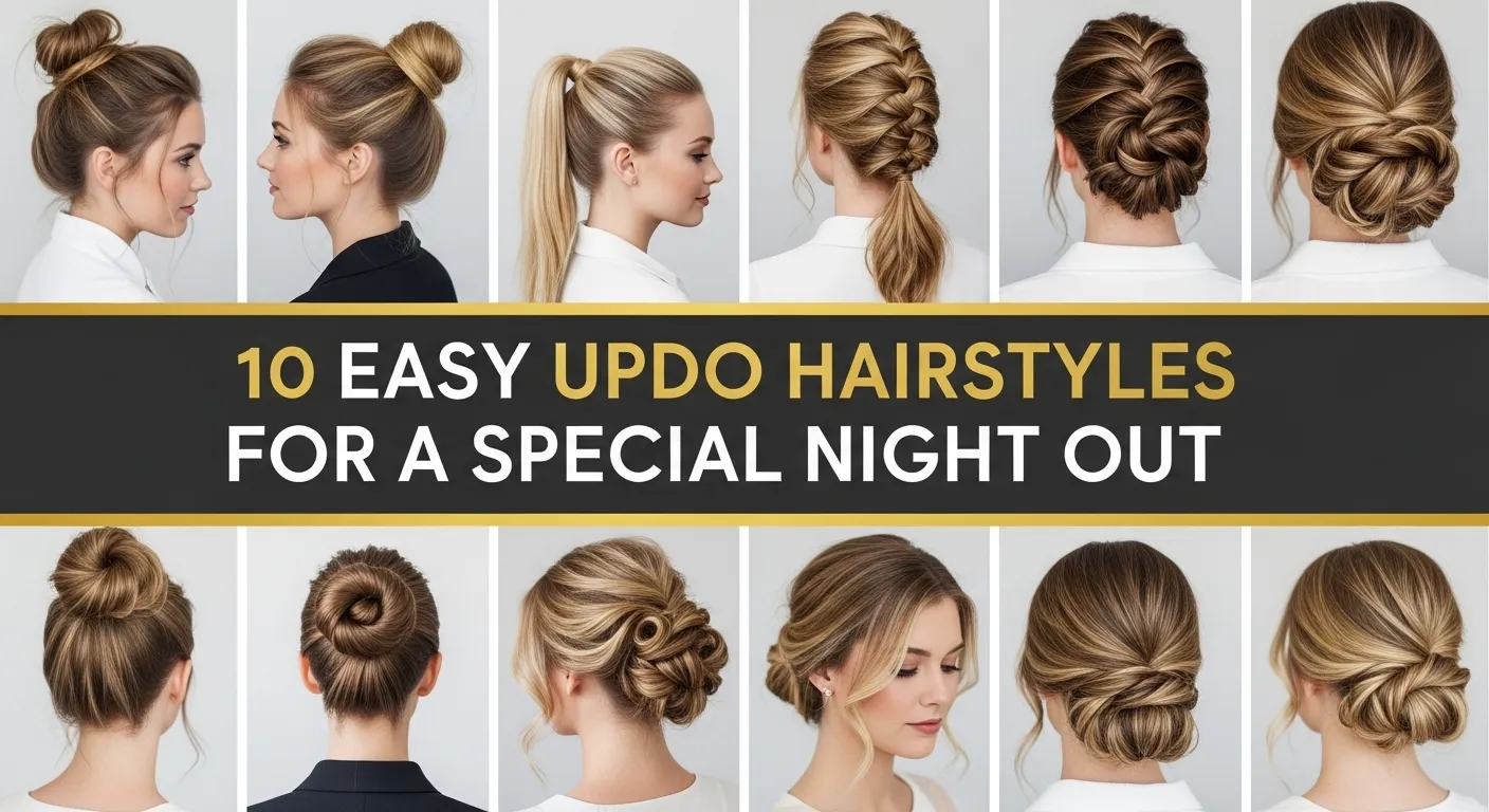 10 Easy Updo Hairstyles for a Special Night Out