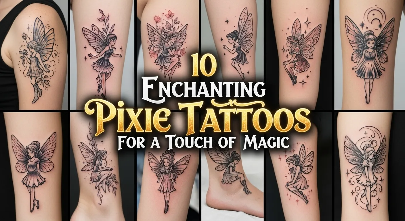 10 Enchanting Pixie Tattoos for a Touch of Magic