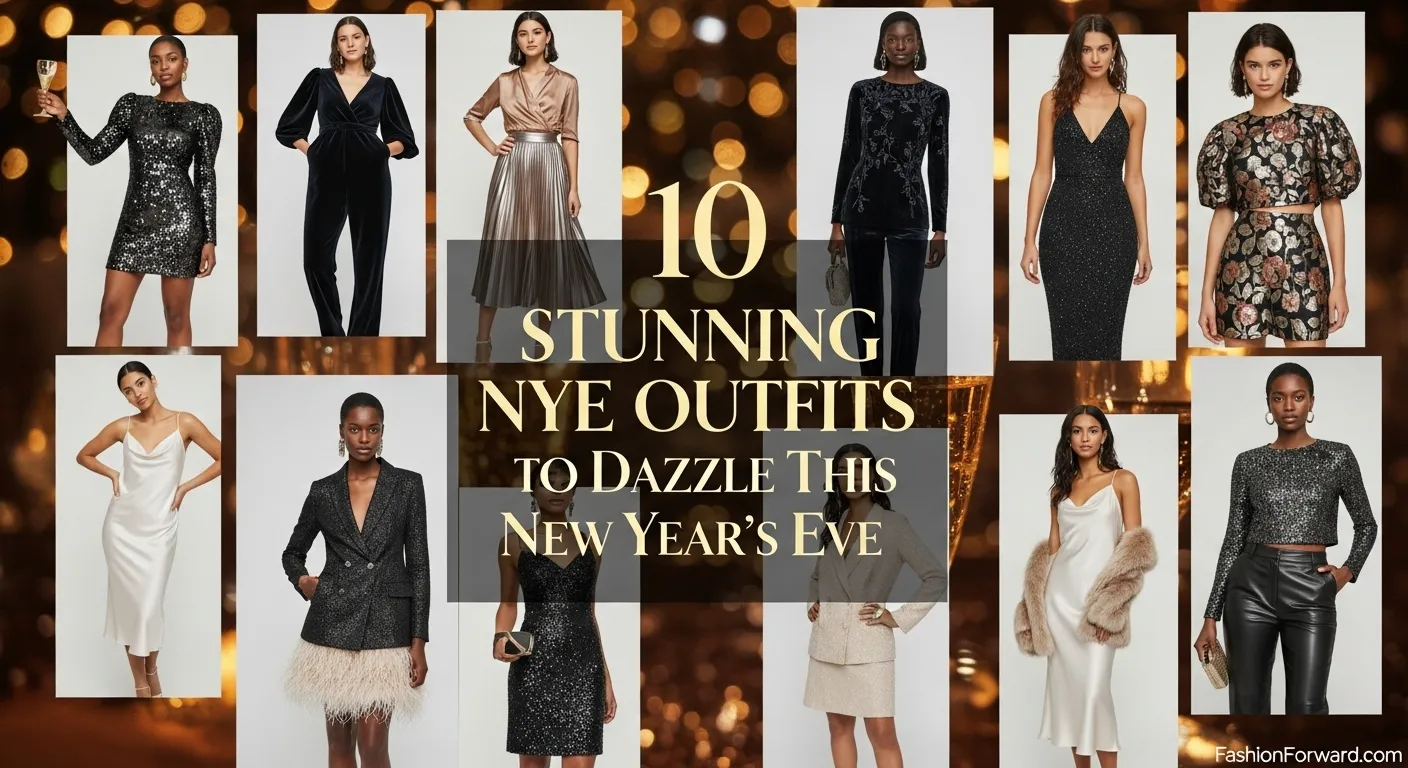 10 Stunning NYE Outfits to Dazzle This New Year's Eve