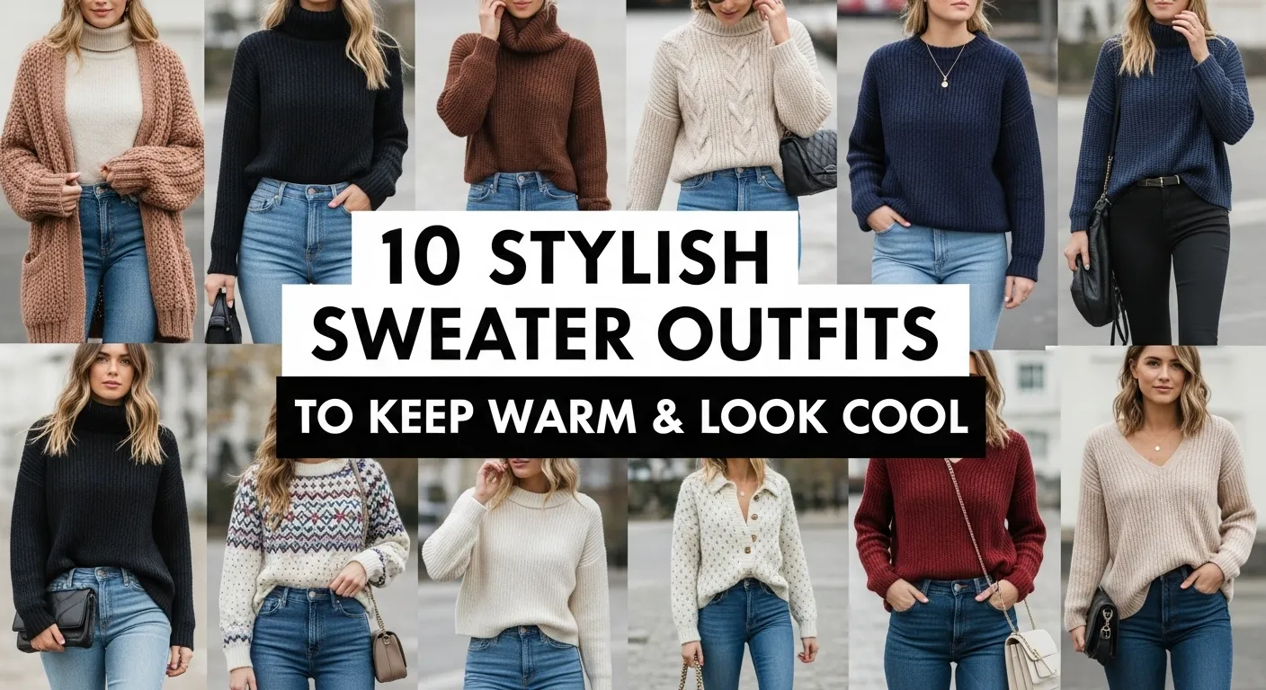 10 Stylish Sweater Outfits to Keep Warm & Look Cool