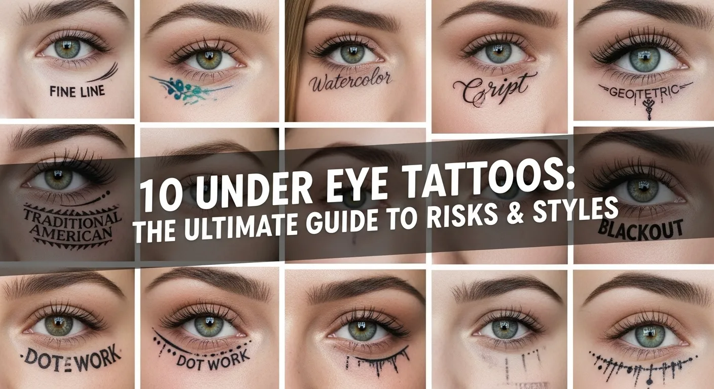 10 Under Eye Tattoos: The Ultimate Guide to Risks & Styles