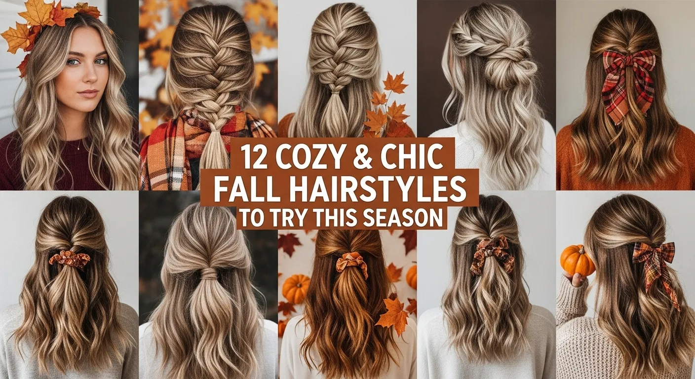 12 Cozy & Chic Fall Hairstyles to Try This Season