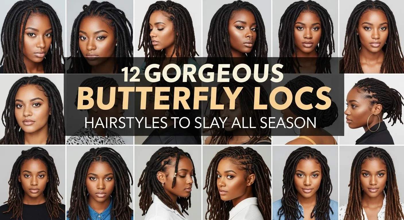 12 Gorgeous Butterfly Locs Hairstyles to Slay All Season