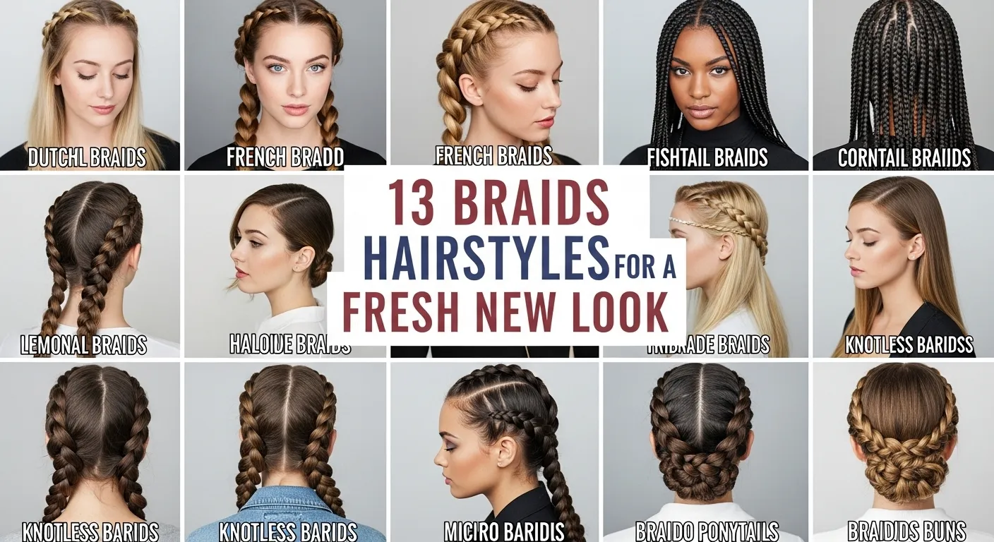 13 Braids Hairstyles for a Fresh New Look