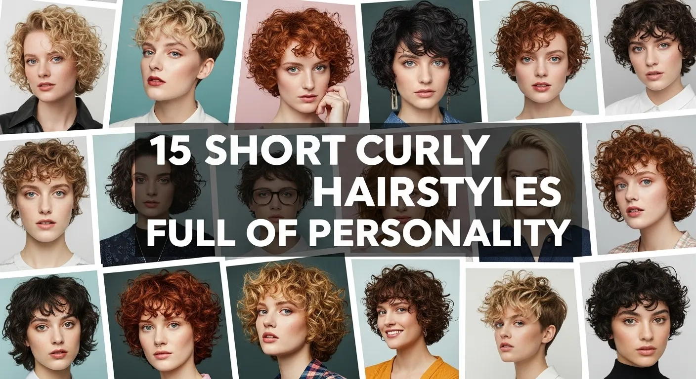 15 Short Curly Hairstyles Full of Personality