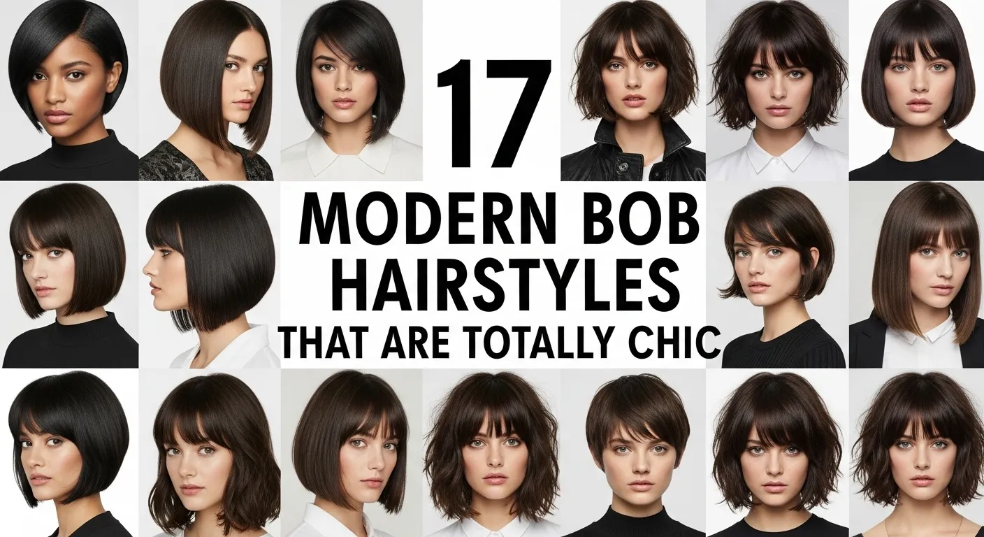 17 Modern Bob Hairstyles That Are Totally Chic