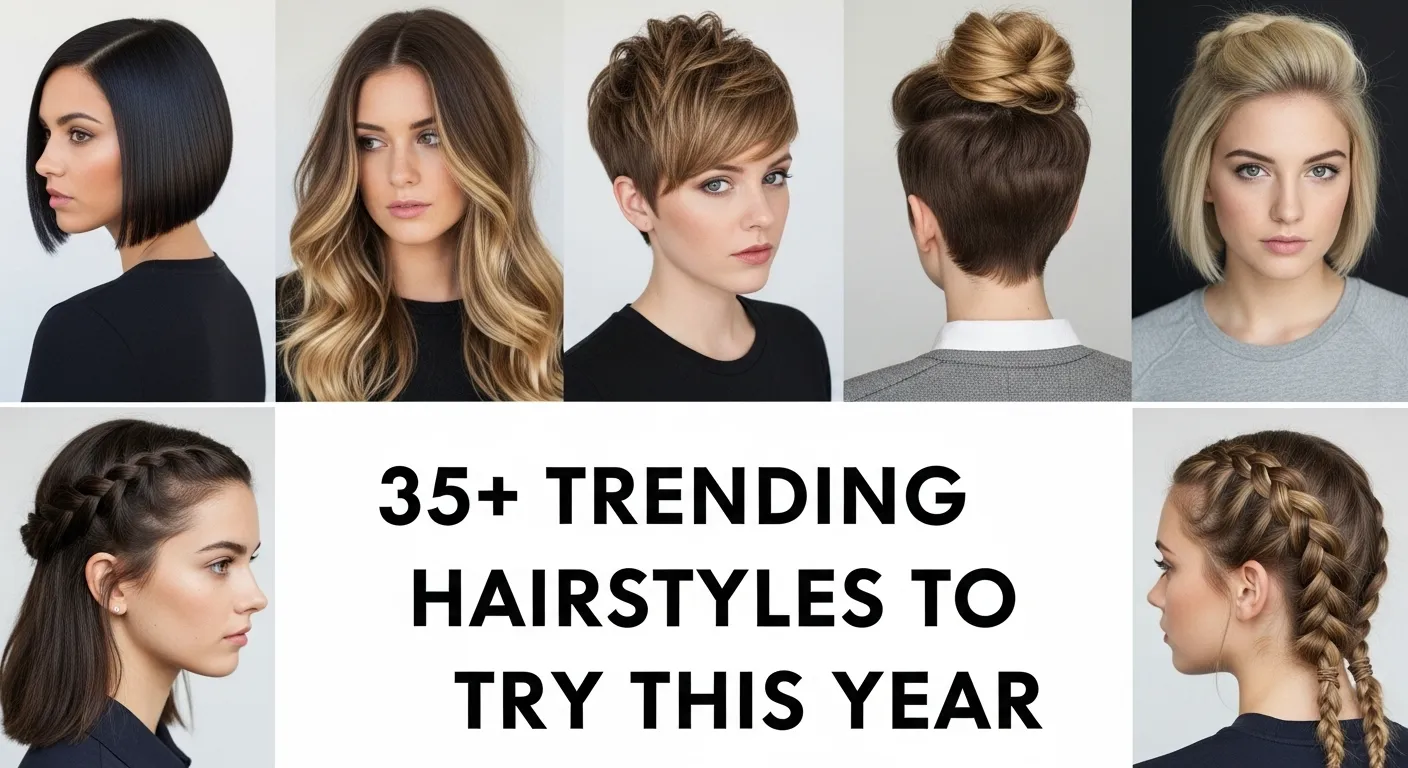 35+ Trending Hairstyles to Try This Year