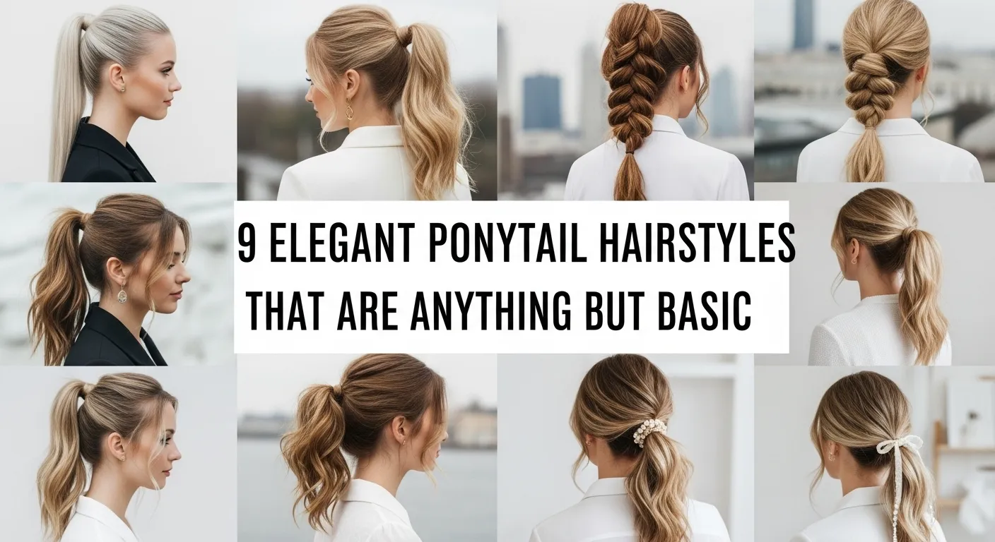 9 Elegant Ponytail Hairstyles That Are Anything But Basic