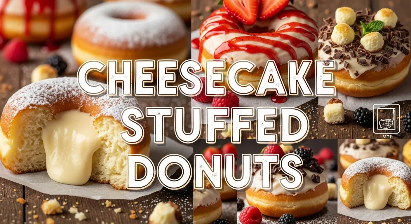 Cheesecake Stuffed Donuts Recipe