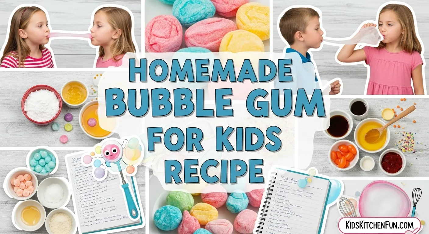 Homemade Bubble Gum for Kids Recipe