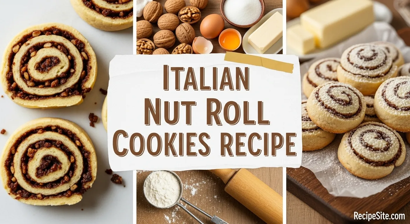 Italian Nut Roll Cookies Recipe