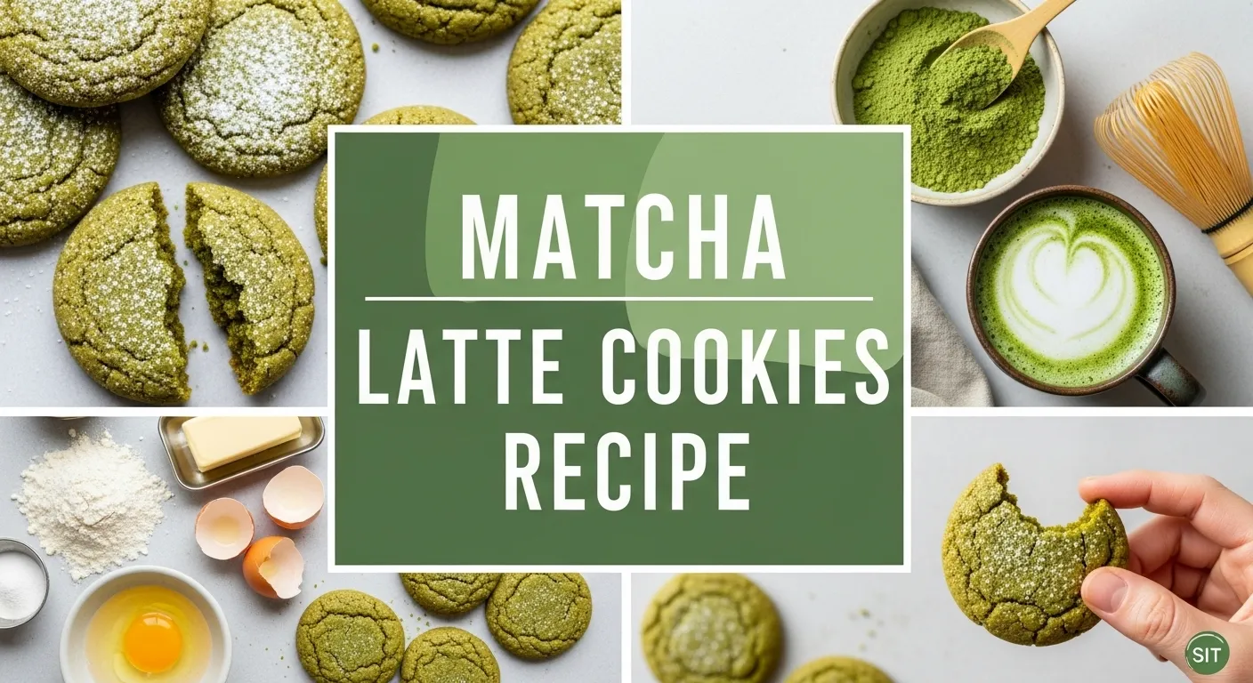 Matcha Latte Cookies Recipe
