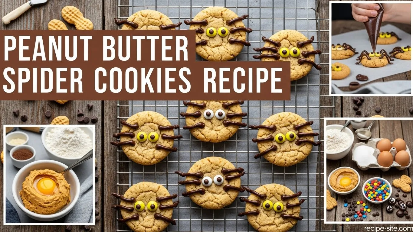 Peanut Butter Spider Cookies Recipe