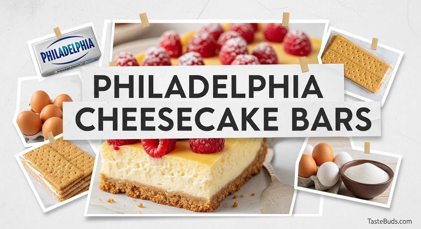 Philadelphia Cheesecake Bars Recipe