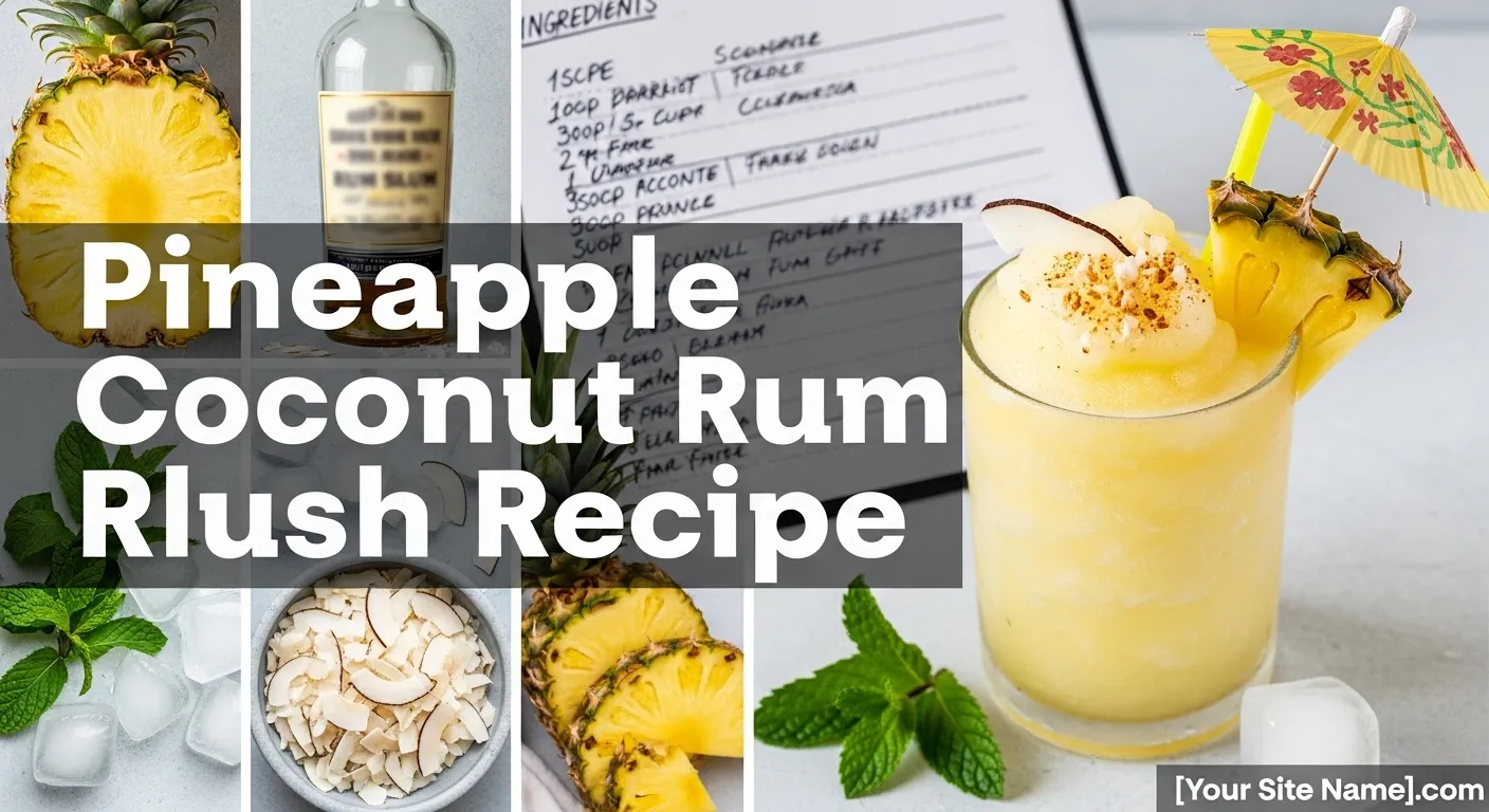 Pineapple Coconut Rum Slush Recipe
