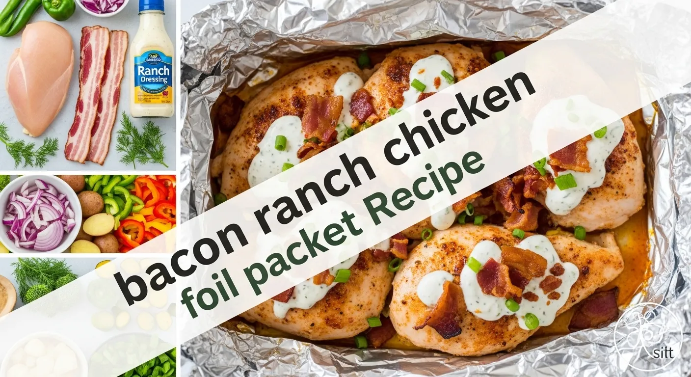 bacon ranch chicken foil packet Recipe