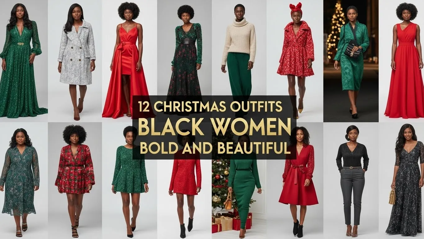 12 Christmas Outfits Black Women Bold and Beautiful