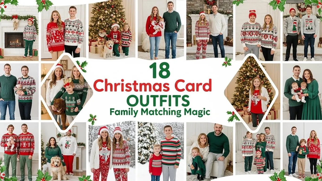 18 Christmas Card Outfits Family Matching Magic