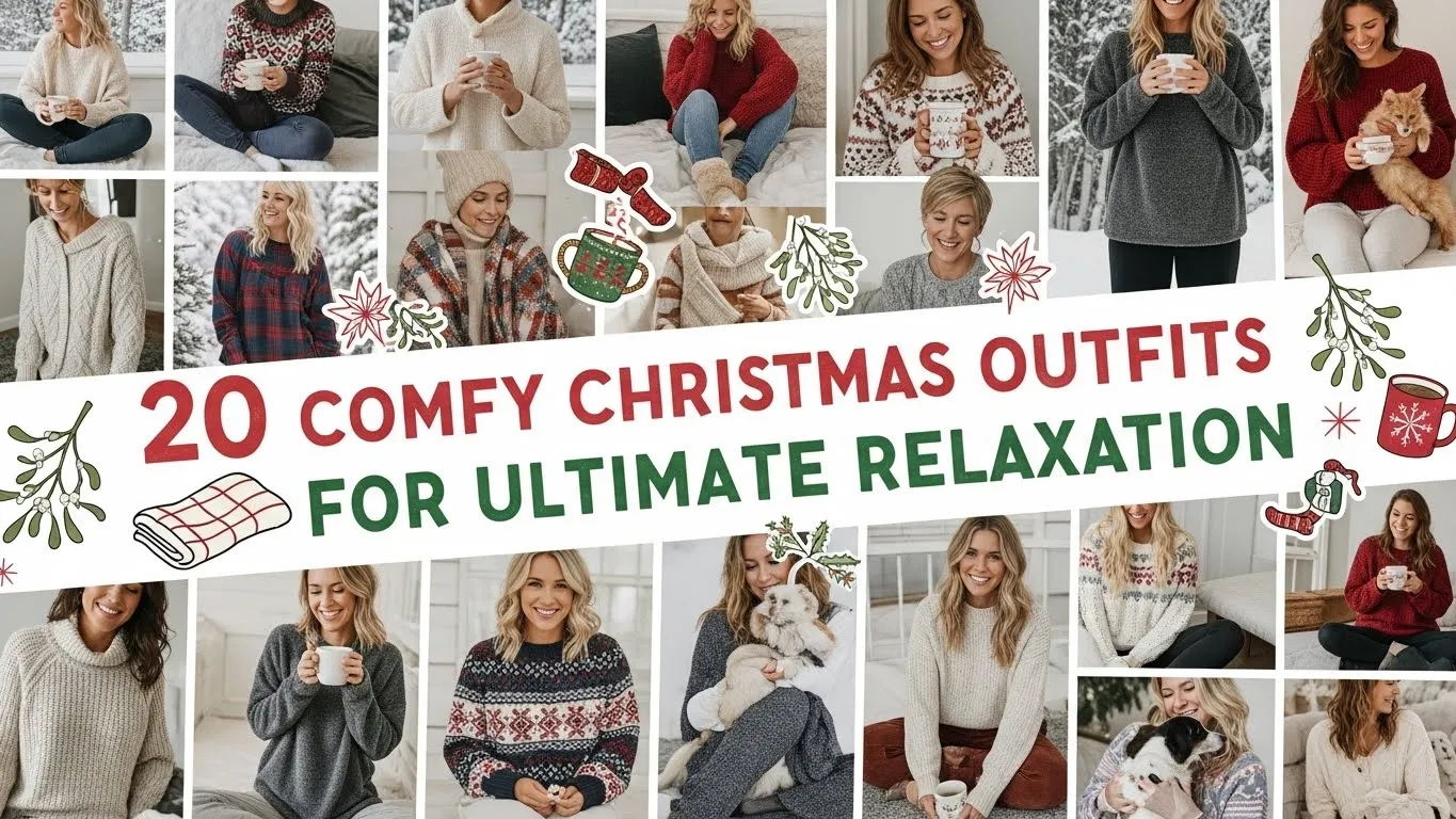 20 Comfy Christmas Outfits for Ultimate Relaxation