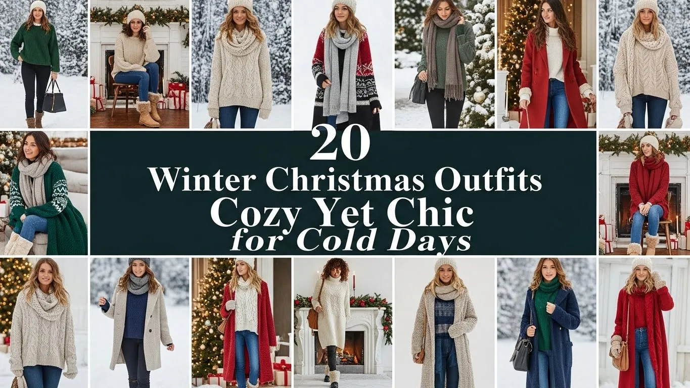 20 Winter Christmas Outfits Cozy Yet Chic for Cold Days