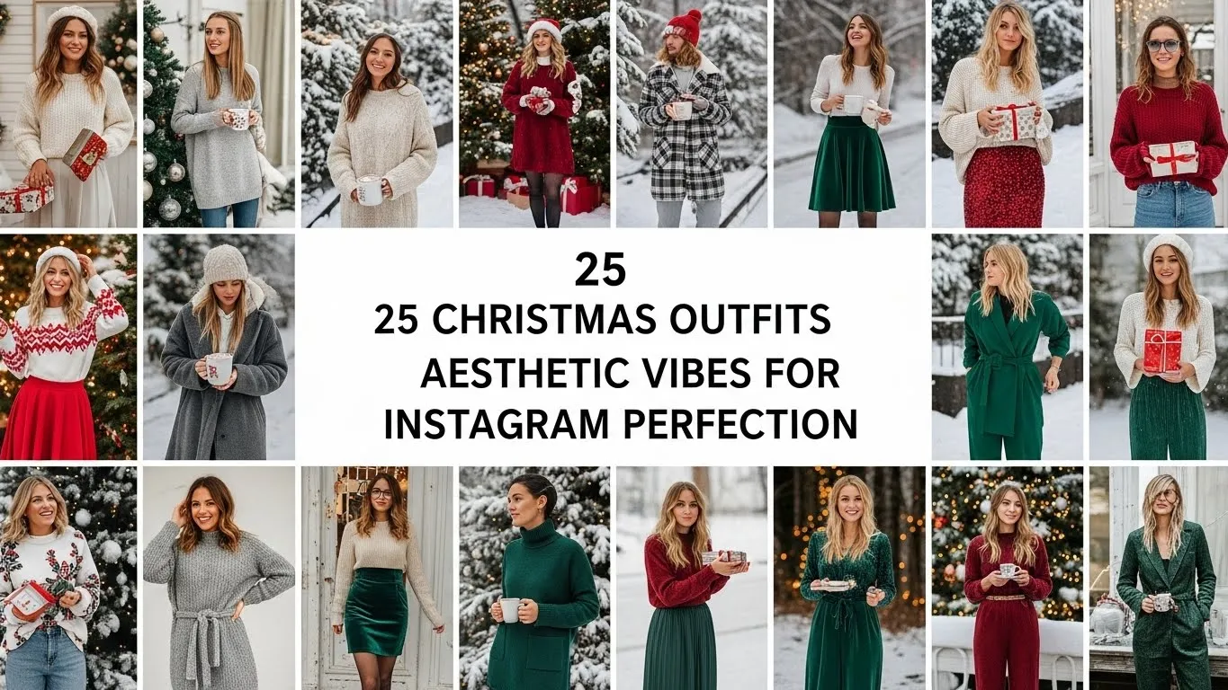 25 Christmas Outfits Aesthetic Vibes for Instagram Perfection
