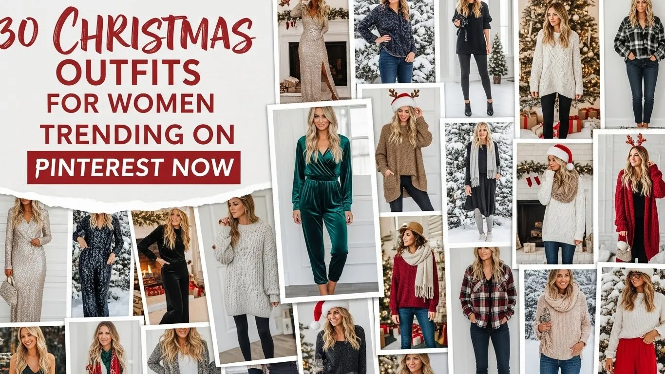 30 Christmas Outfits for Women Trending on Pinterest Now