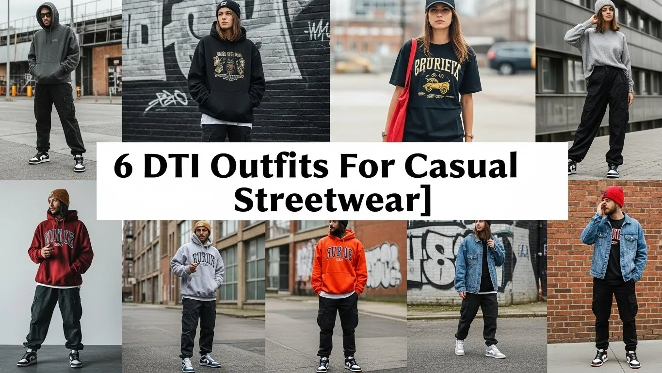 6 DTI Outfits For Casual Streetwear