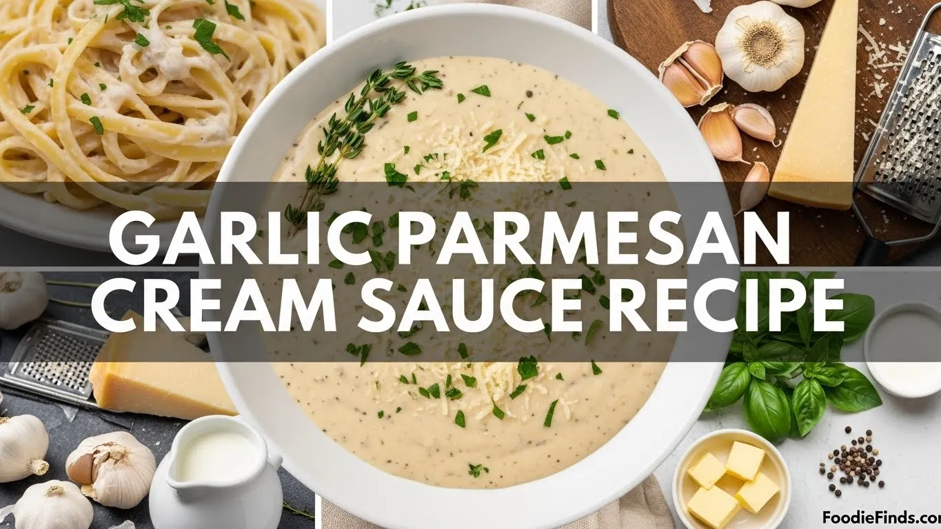 Garlic Parmesan Cream Sauce Recipe