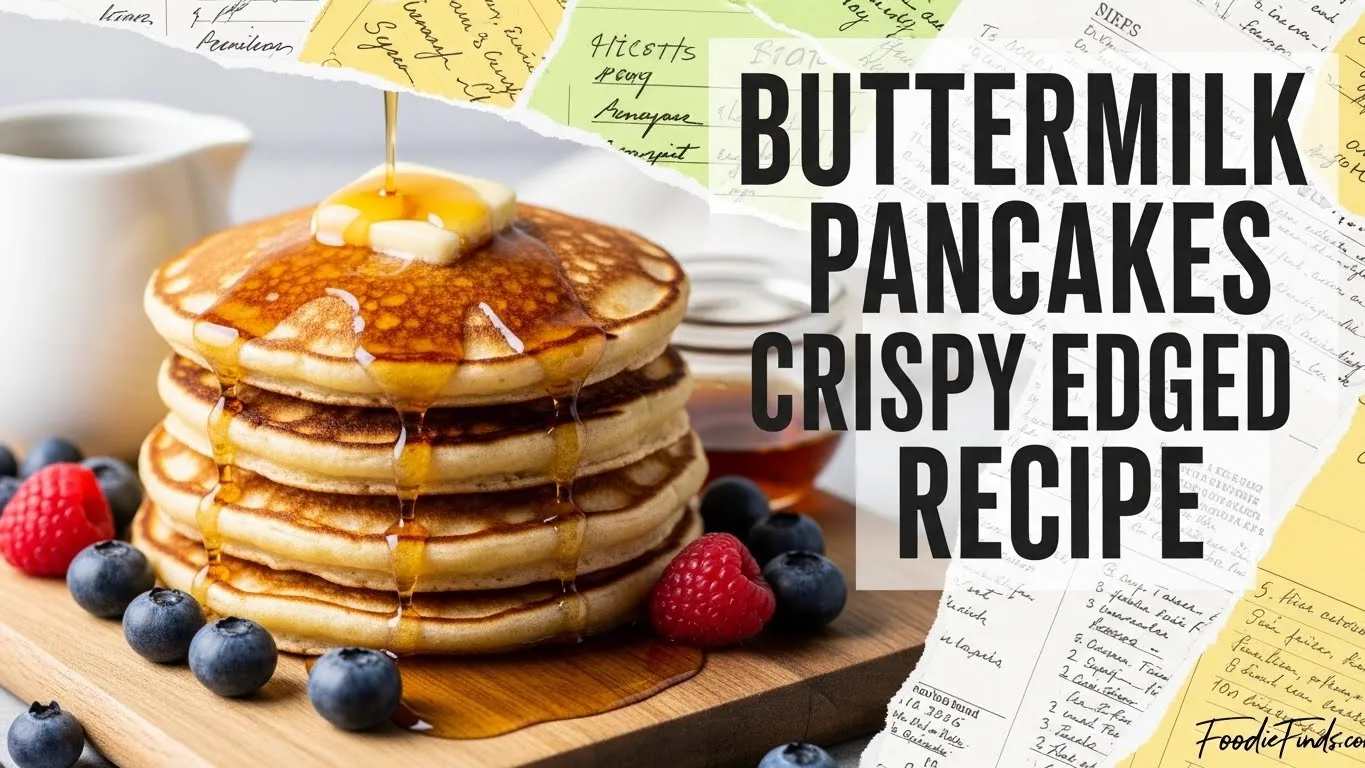 Buttermilk Pancakes Crispy Edged Recipe