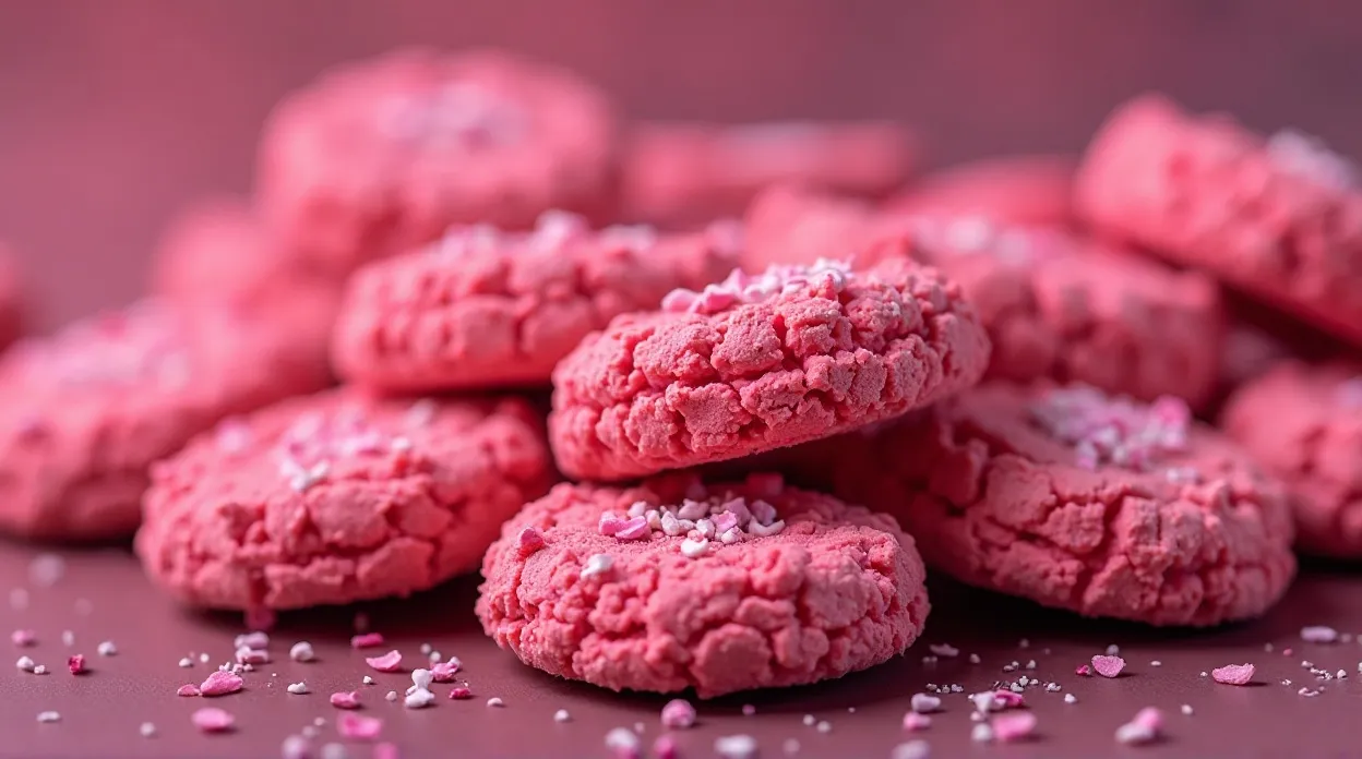 Pink Velvet Cookies Recipe